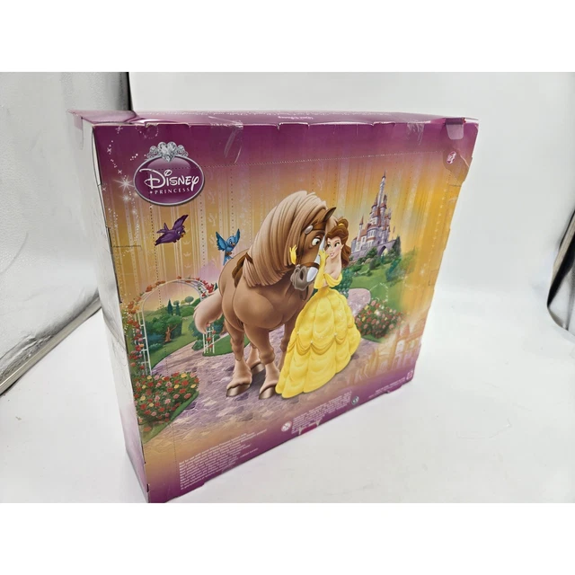 DISNEY PRINCESS BELLE Sparkling Princess & Royal Horse Doll NIB Beauty ...