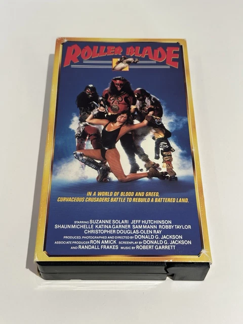 ROLLER BLADE (1986) VHS Tape Donald G. Jackson Sci-Fi (Comes W/ VTG ...