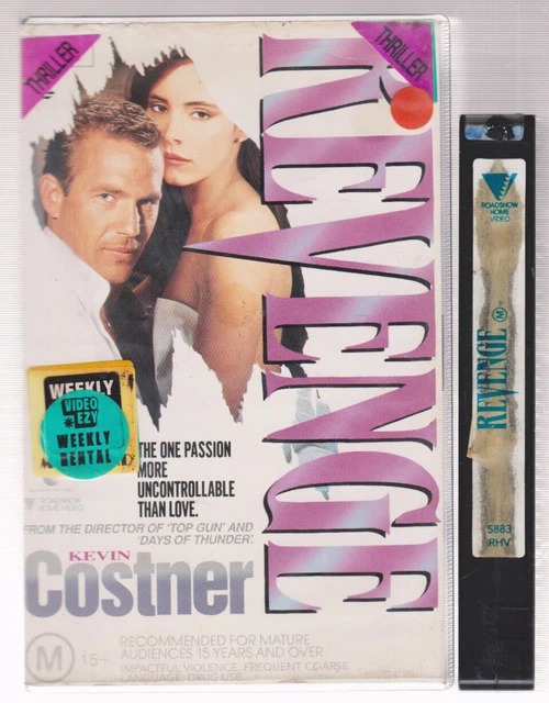 RARE VHS VIDEO Tape REVENGE Ex-Rental Big Box Roadshow Costner EUR 65,54 - PicClick FR