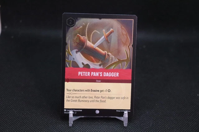 DISNEY LORCANA: RISE of the Floodborn - Peter Pan's Dagger - 135/204 ...