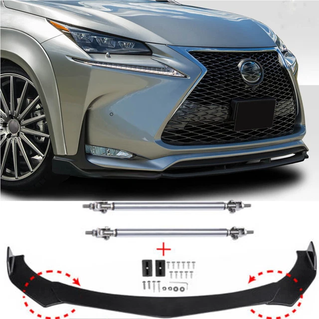 CAR FRONT BUMPER Lip Splitter Body Kit+ Strut Rods For LEXUS IS200T ...