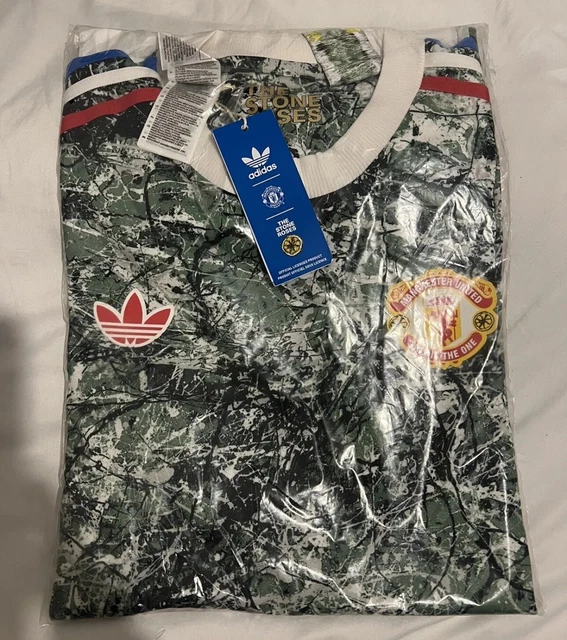 ADIDAS X MANCHESTER United x The Stone Roses Icon T-Shirt Large L £125. ...