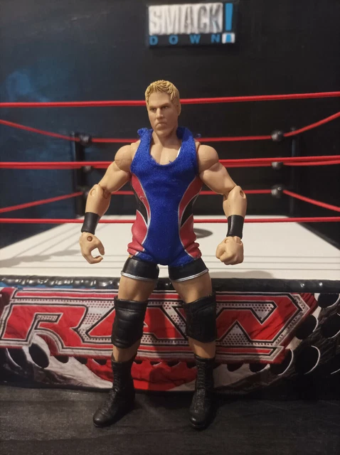 JACK SWAGGER ELITE WRESTLING FIGURE MATTEL Serie 5 ABITI IN TESSUTO ...
