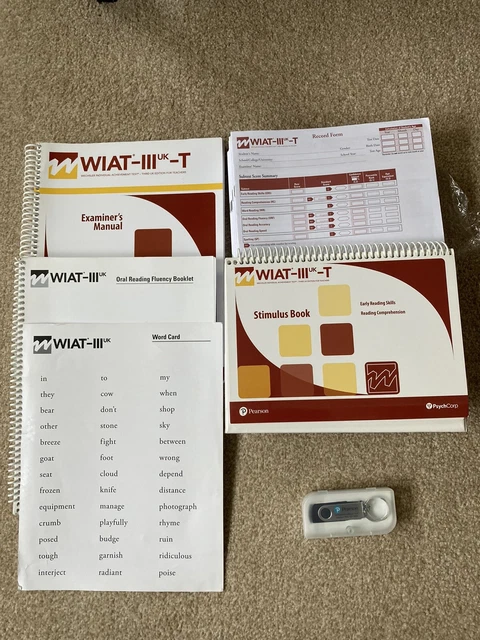 WECHSLER INDIVIDUAL ACHIEVEMENT Test (WIAT iiiT) as new £400.00 ...