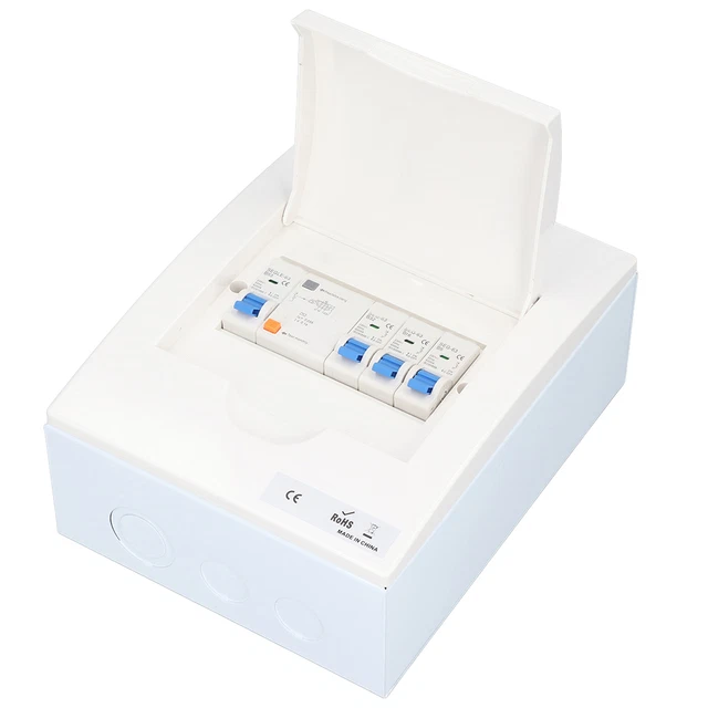 3 WAY DISTRIBUTION Box 230V Electric Protection Box Light 3 MCB (B6A ...