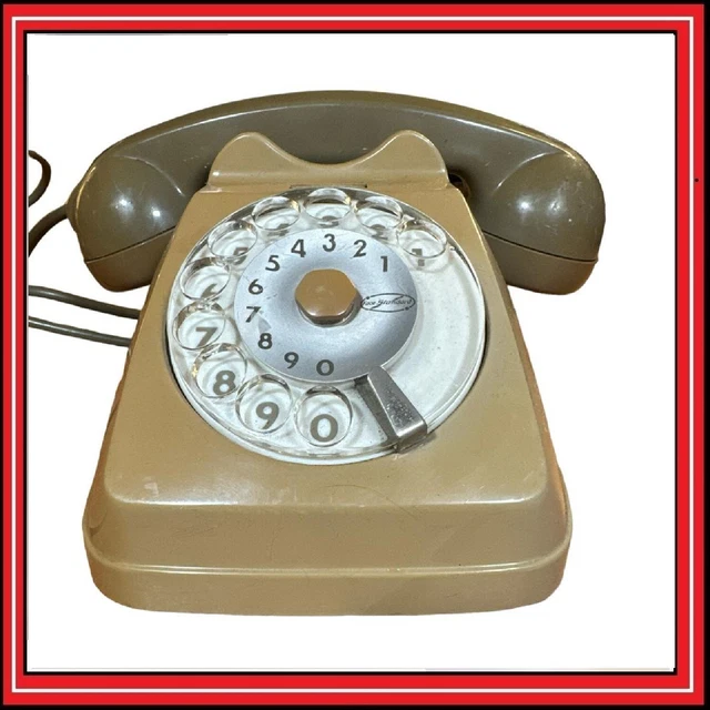 TELEFONO FISSO SIP Vintage a DiscoRotella Face Standard Anni 60 70 80 D ...