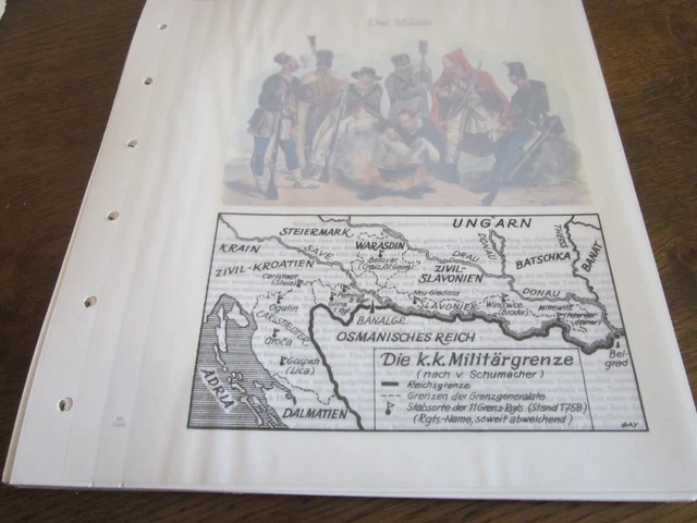 DEUTSCHES MILITÄR ARCHIV 1 Das Militär 1045 Soldaten der K.K. Militärgrenze 1758 EUR 5,95 ...