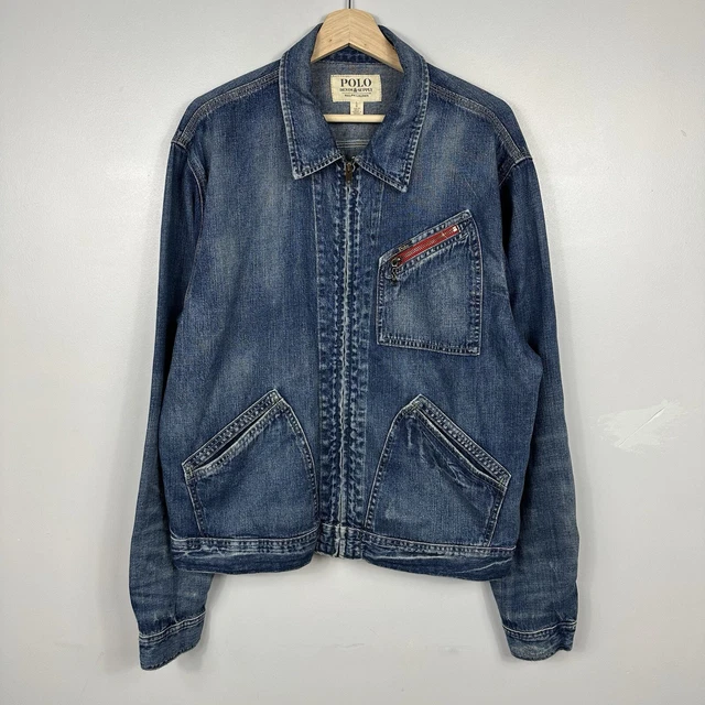 POLO RALPH LAUREN Denim Jacket, Field Sportsman, Utility, RRL, Size ...
