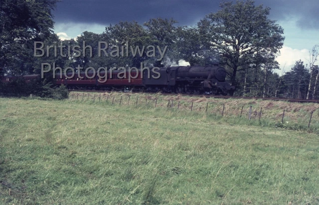 35MM SLIDE BRITISH Railways BR Steam Loco Class 5MT 45375 at Ruabon ...