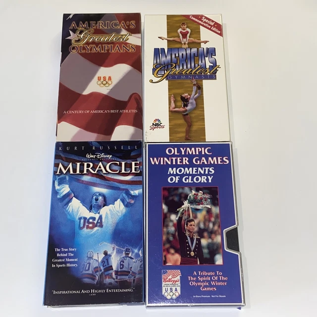 USA OLYMPICS 4 VHS Tapes Lot Sports Illustrated Miracle Ice America’s ... USA OLYMPICS 4 VHS Tapes Lot Sports Illustrated Miracle Ice America’s ...