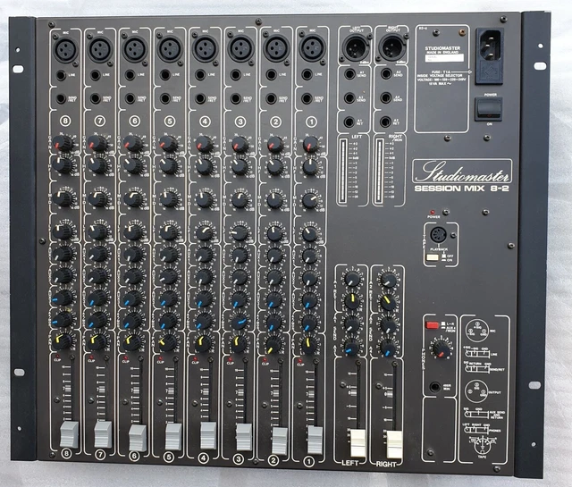 STUDIOMASTER SESSIONMIX 8/2 8-Kanal Mischpult Super Sound original verpackt EUR 299,00 - PicClick DE
