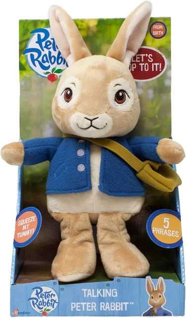 NEW RAINBOW DESIGNS Talking Peter Rabbit Soft Plush Toy £22.95 ...