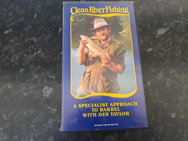 CLEAN RIVER FISHING Des Taylor Vhs Video A Specialist Approach To ...