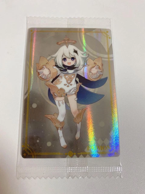 GENSHIN IMPACT WAFER Card Vo.1 Paimon No.19 Holo miHoYo BANDAI New ...