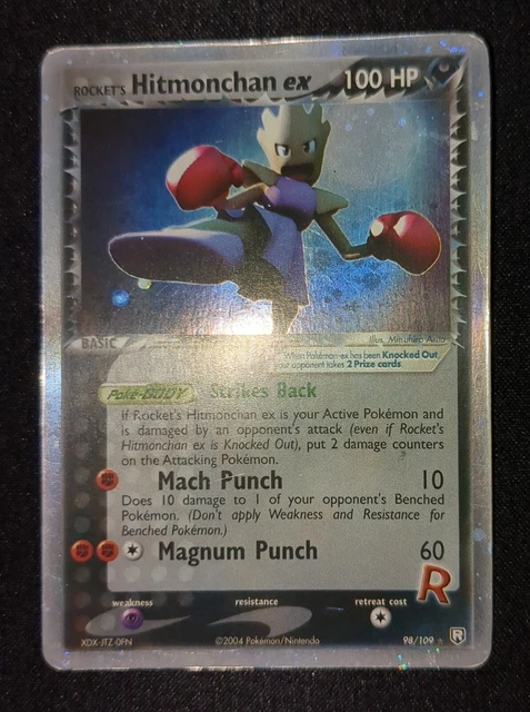 POKEMON TEAM ROCKET RETURNS - #98/109 Rocket's Hitmonchan ex - ENG ...