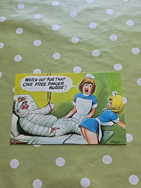 VINTAGE SAUCY SEASIDE Comic Postcard Bamforth Black Triangle No 188 By ...