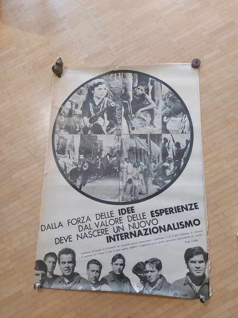 MANIFESTO ORIGINALE ANNO 1969 PCI N. 9 Partito Comunista Italiano ...