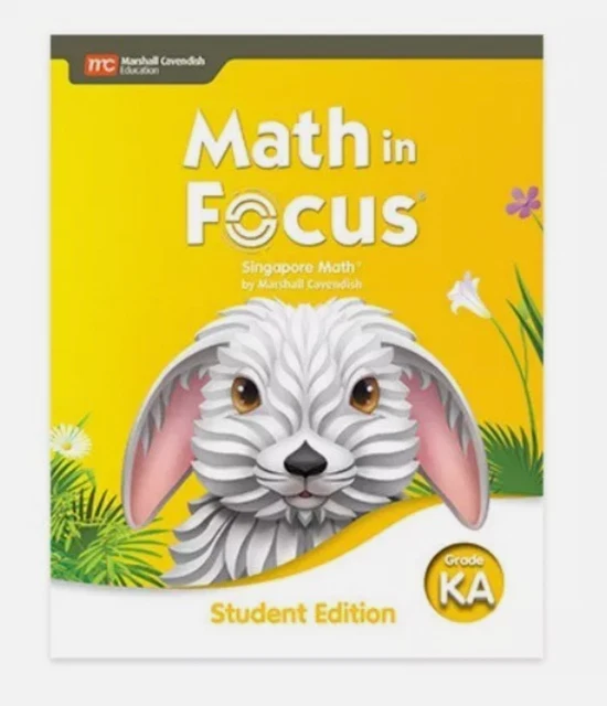 GRADE K MATH In Focus Student Book Volume A Kindergarten 2020 KA ...