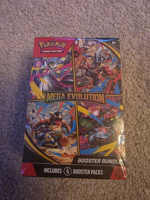 POKÉMON TCG MEGA Evolution Booster Bundle, 6 Booster Packs – Brand New ...