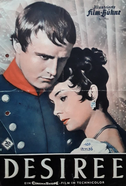 DESIREE - ILLUSTRIERTE Filmbühne Nr.2705 Marlon Brando Jean Simmons John Hoyt EUR 4,00 - PicClick IT