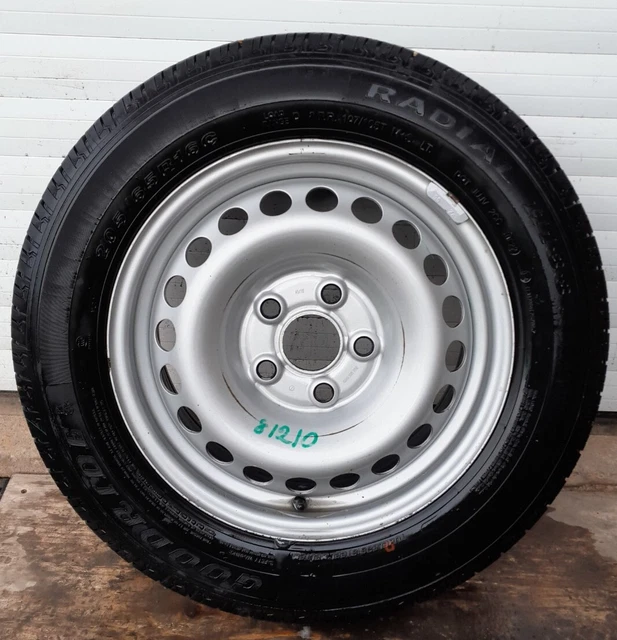 VW TRANSPORTER T5 T6 16" Steel Spare Wheel Complete With Tyre X1 Single ...