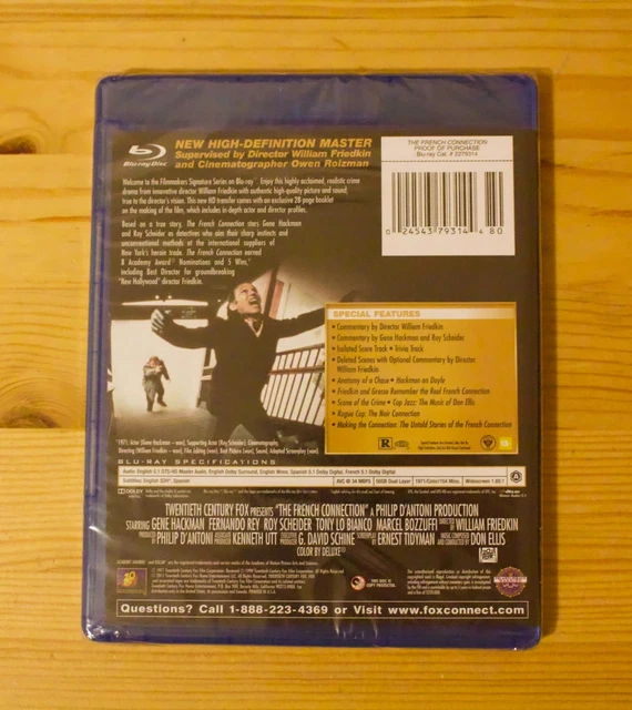 THE FRENCH CONNECTION Blu-ray Gene Hackman Fox Signature Brand New Rare ...