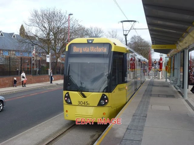 PHOTO 3045 M5000 Metrolink Tram Droylsden Droylsden Metrolink Station ...