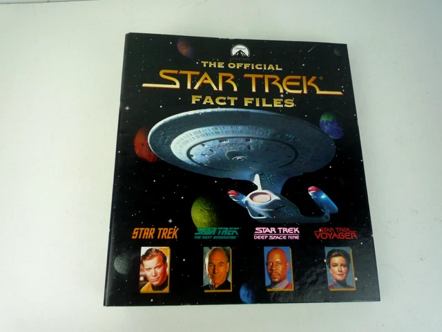 VINTAGE 1997 THE Official Star Trek Fact Files Complete Binder 81-105 ...