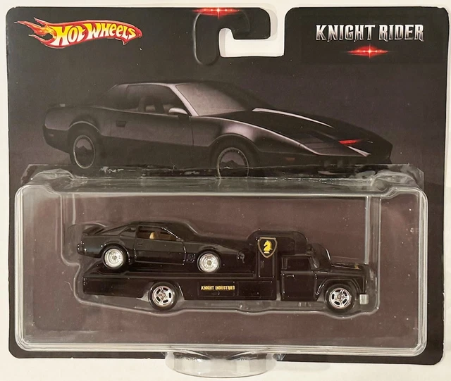 CUSTOM HOT WHEELS FIREBIRD Team Transport Knight Rider Flat Bed Tow ...