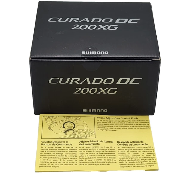 SHIMANO CURADO DC 200XG Baitcast Box Only & Control Knob Instructions ...