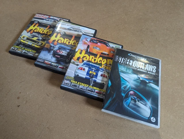 DRAG RACING DVD'S, Street Outlaws And Street Eliminator Hardcore Street ...