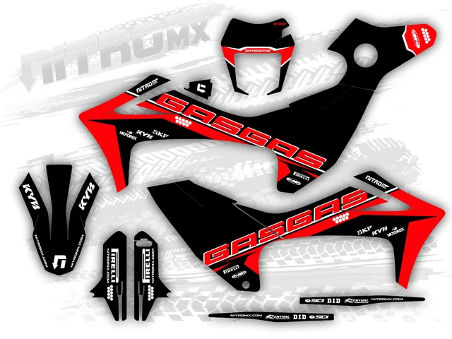 GASGAS SM 700 2022 2023 Supermoto Graphics Kit Decals Stickers Design ...