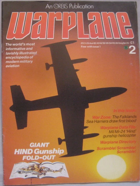 WARPLANE ORBIS MAGAZINE Issue 2 Mil Mi-24 'Hind' Cutaway drawing ...