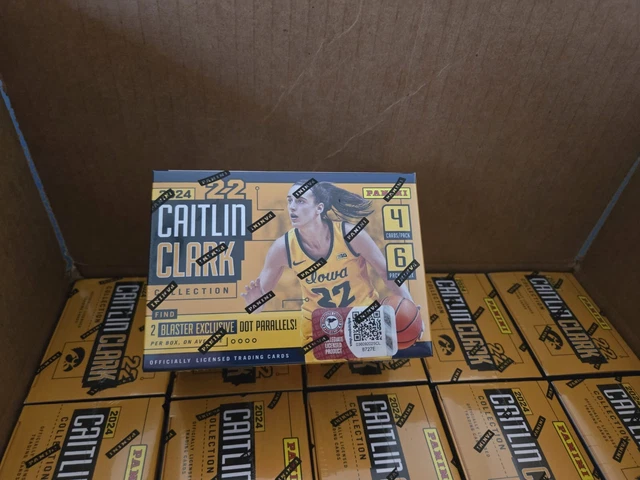 RARE !2024 PANINI CAITLIN CLARK BLASTER BOX (10) Boxes Hy Vee Dot!! £ ...
