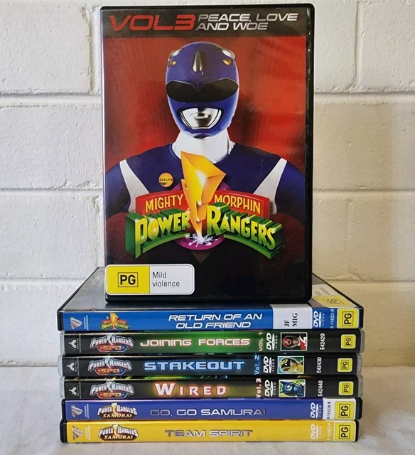 POWER RANGERS MIGHTY Morphin SPD Samurai DVD x7 Mixed Bundle Lot Bundle ...