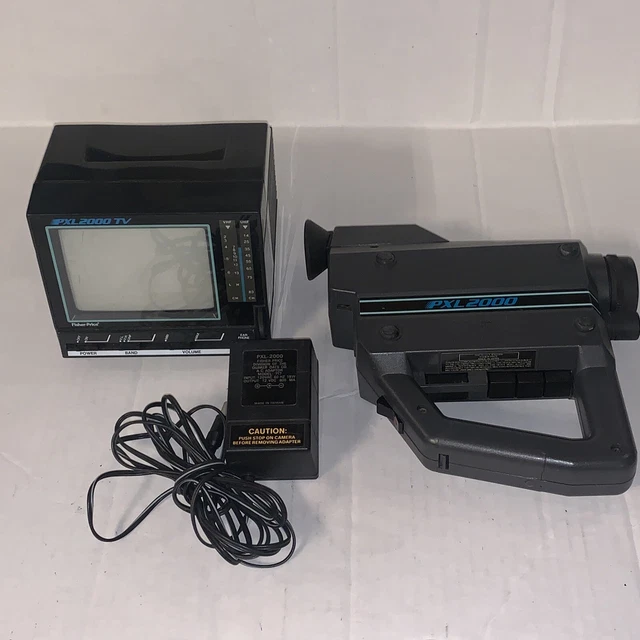 FISHER PRICE PXL 2000 Pixelvision Cam/TV Pxl2000 Vintage 1987 Video ...