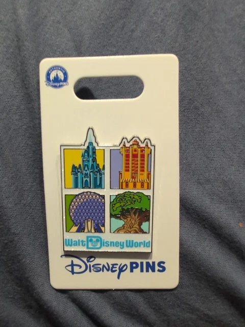 WALT DISNEY WORLD 4 Parks Icons 2025 Pin Epcot Magic Kingdom Animal New ...
