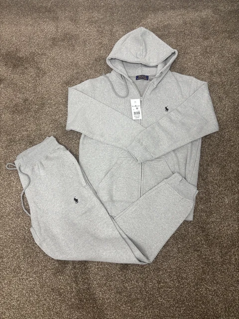 GREY POLO RALPH Lauren Tracksuits - Sizes S to XL £57.92 - PicClick UK