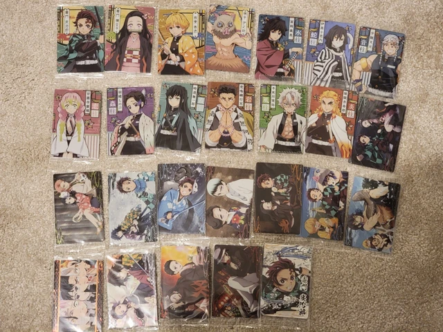 DEMON SLAYER: KIMETSU no Yaiba (鬼滅之刃) Biscuit Card Full Set 26 cards ...