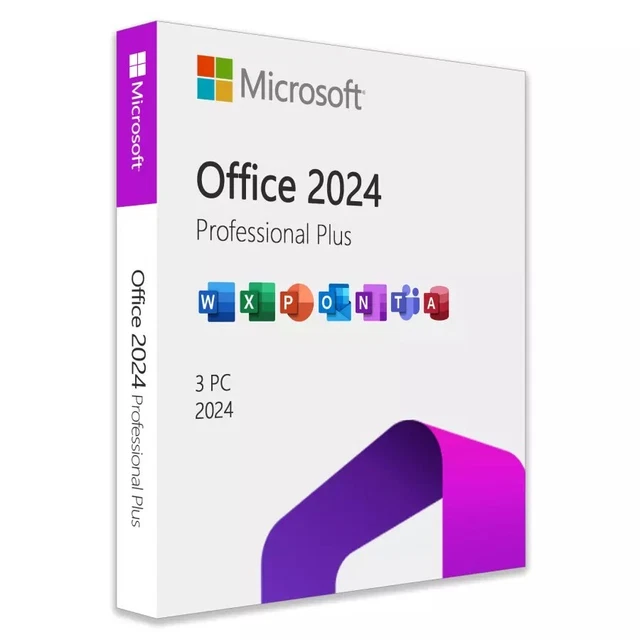 MICROSOFT OFFICE 2024 Professional Plus 3 PCs $201.68 - PicClick CA