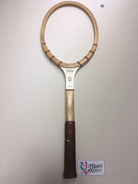 WILSON THE JACK KRAMER AUTOGRAPH Racchetta Tennis Legno Racket Vintage ...