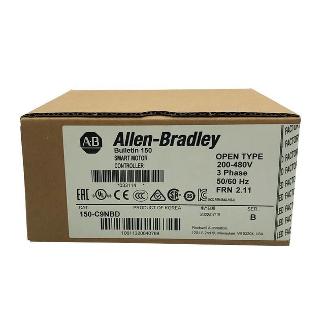 ALLEN-BRADLEY SMC-3 SOFT Starter 150-C9NBD Smart Motor Controller New ...