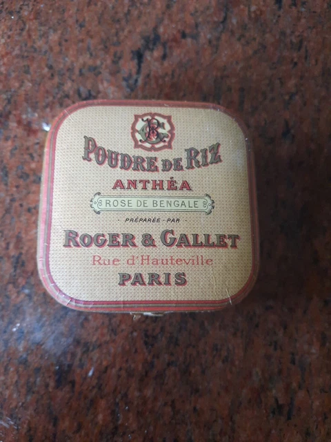 ANCIENNE BOÎTE DE Poudre De Riz Roger Et Gallet EUR 15,00 - PicClick FR