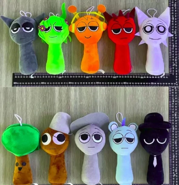 SPRUNKI PLUSH TOY Simon Oren Winda Sprunki Character Doll Plush Toy ...