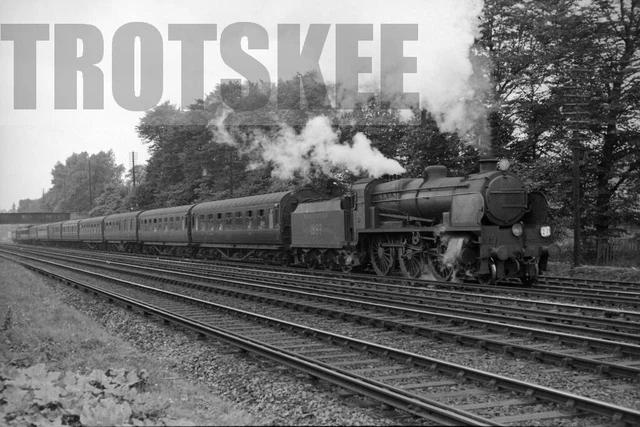 35MM NEGATIVE SR Southern Railway Steam Loco 1897 Class U1 1937 Bromley ...