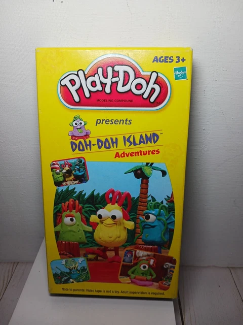 PLAY-DOH PRESENTS DOH-DOH Island Adventures VHS Tape Hasbro Animated ...