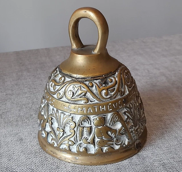 ANCIENNE BELLE CLOCHE en bronze Lucas Marcus Matheus Joannes presque 1 ...