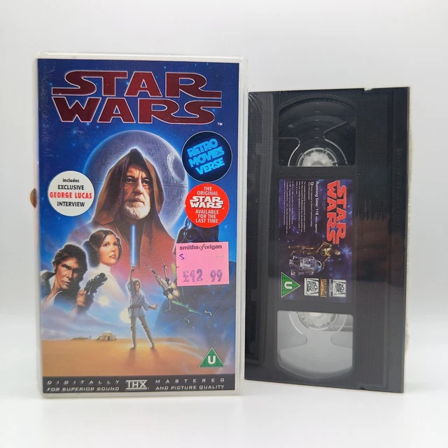 STAR WARS EPISODE IV: A New Hope VHS New and Sealed Last OG Print (1977 ...