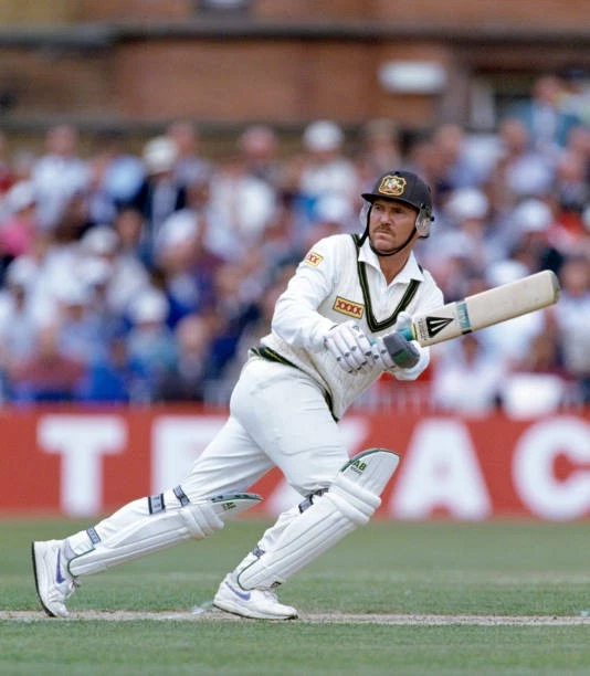 ALLAN BORDER BATTING for Australia during the 6th Test match betw - Old ...
