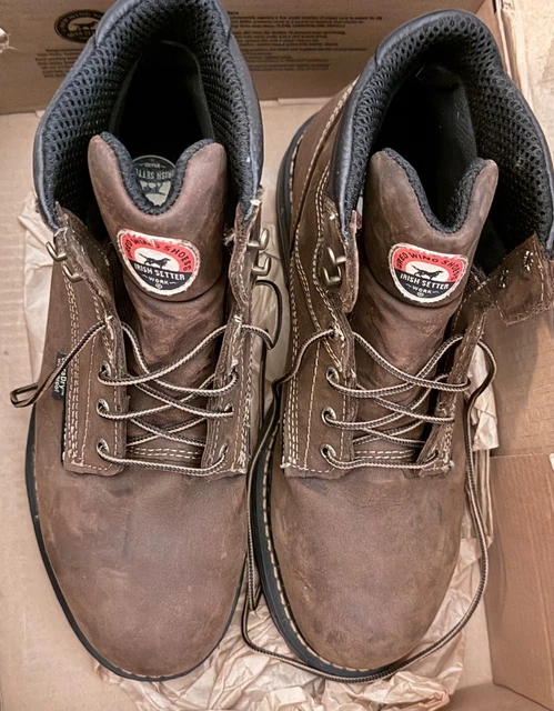 RED WING IRISH Setter Ramsey Safety Toe Brown Waterproof Mens 10 US ...